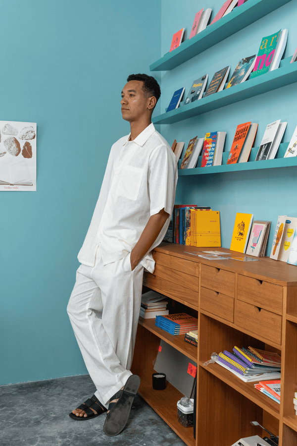 Henry Pants in Cloud - Arlo Archives